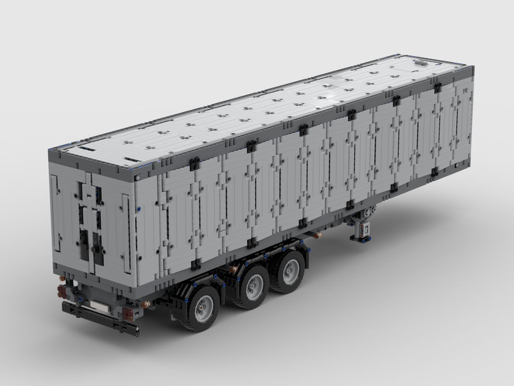 Lego Moc Trailer With Sliding Curtains By Ft Creations Rebrickable
