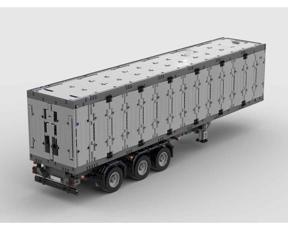LEGO MOC Trailer with sliding curtains by FT-creations | Rebrickable ...