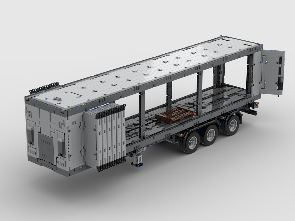 LEGO MOC Trailer with sliding curtains by FT-creations | Rebrickable ...