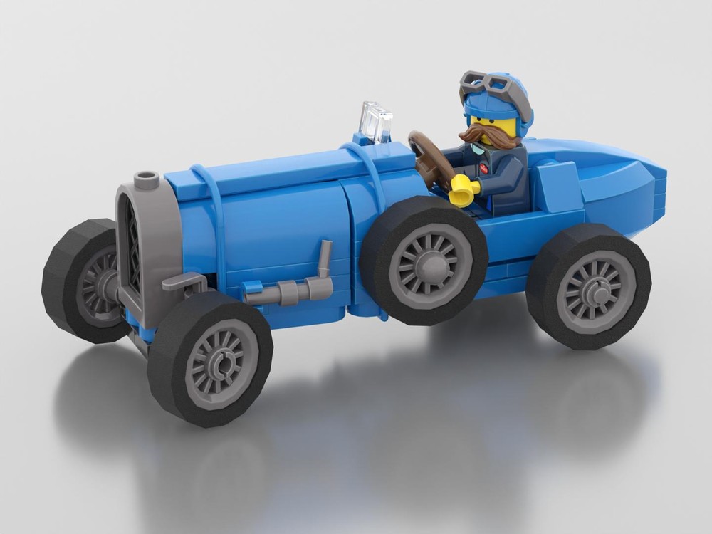 LEGO MOC Vintage French Racecar by Dongeraldo | Rebrickable - Build ...