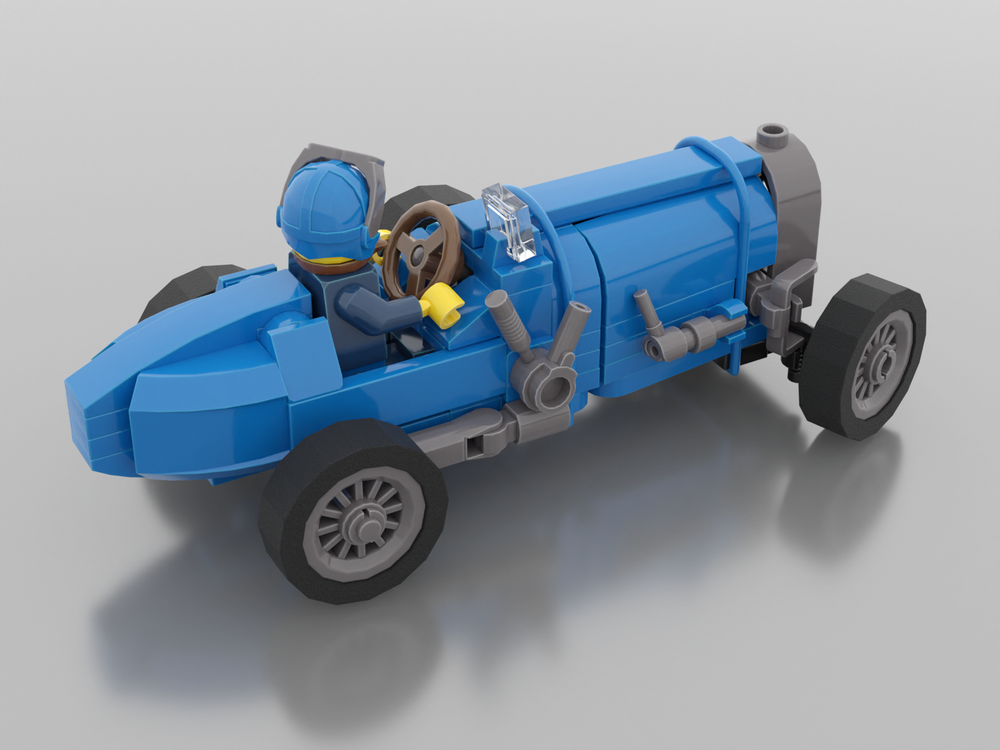 LEGO MOC Vintage French Racecar by Dongeraldo | Rebrickable - Build ...