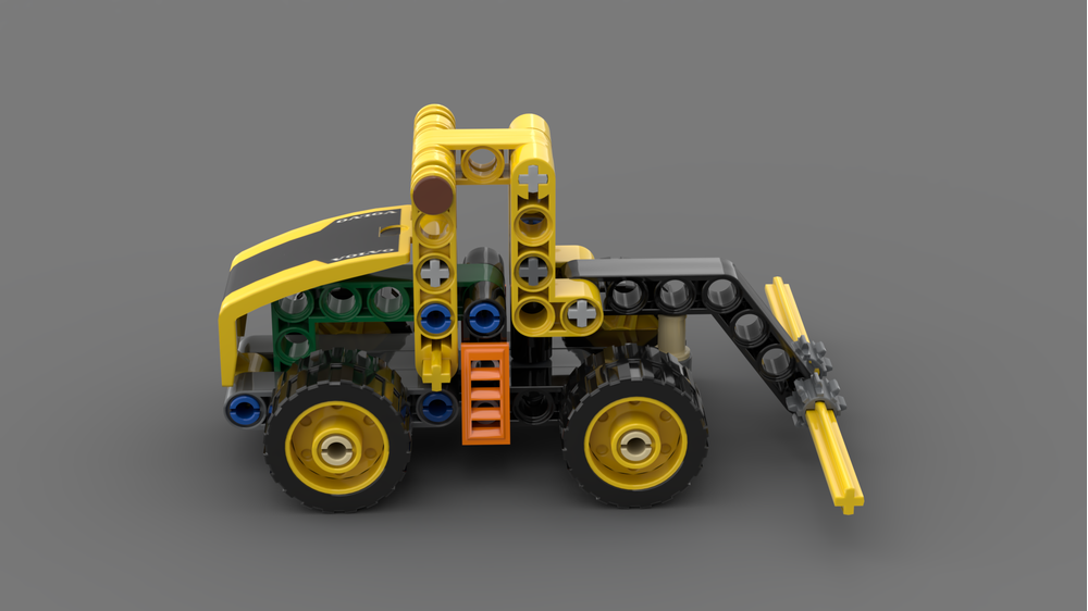 LEGO MOC-130927 30433 Volvo Farm Tractor with plow by SnowmanV ...