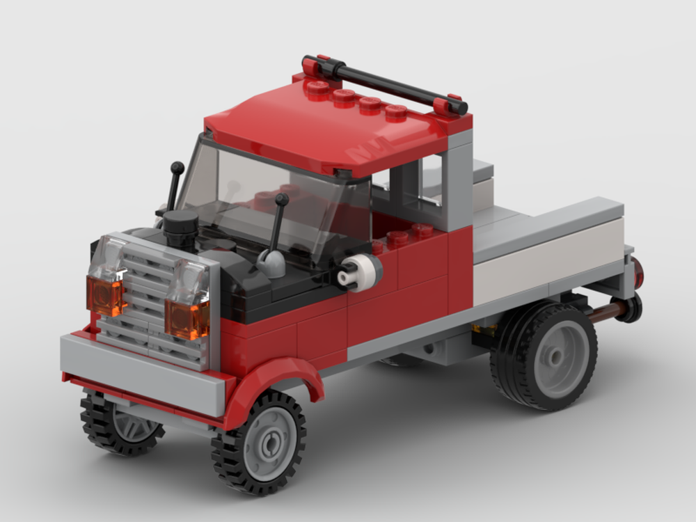 LEGO MOC Old truck by EBbuilds | Rebrickable - Build with LEGO