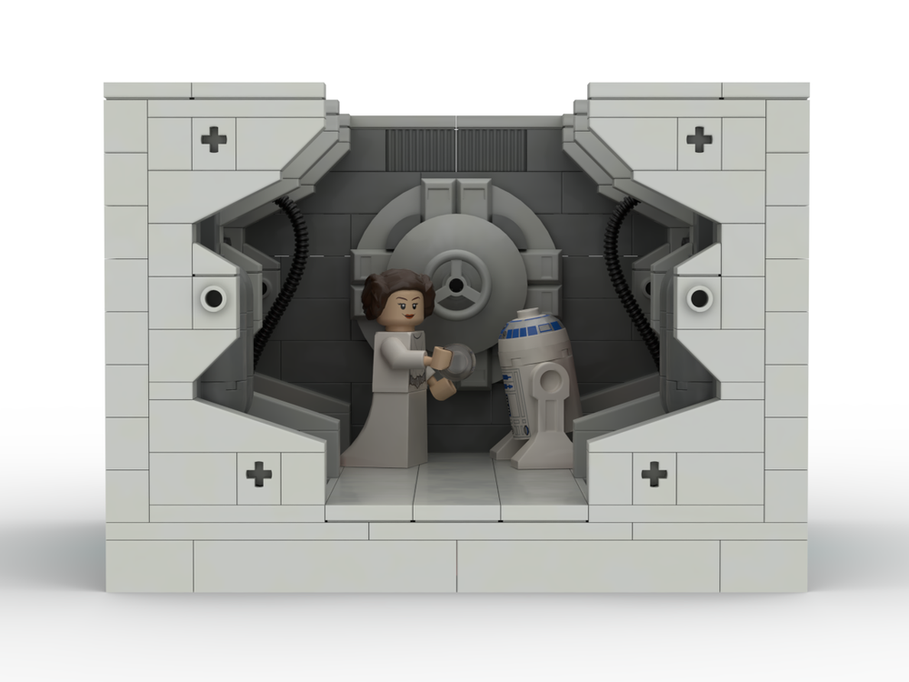 LEGO MOC A New Hope - Princess Leia and R2-D2 by Lobsters | Rebrickable ...