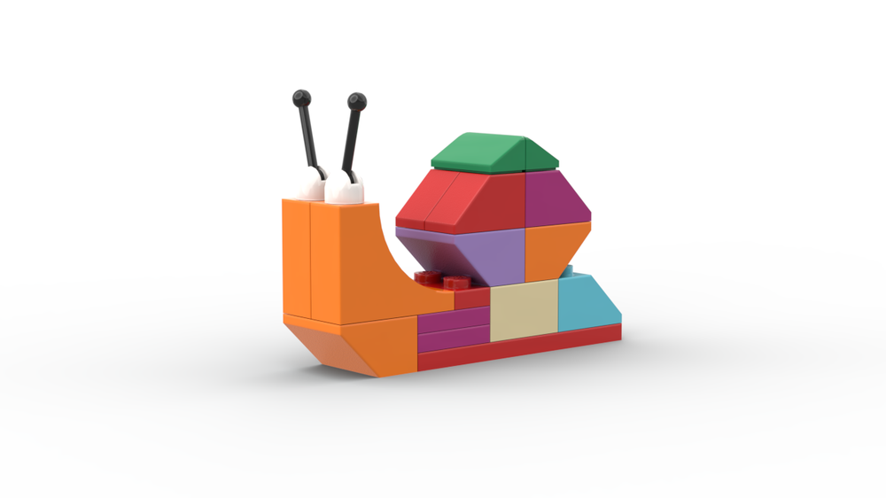 LEGO MOC-130939 11017 Snail by Lenarex | Rebrickable - Build with LEGO