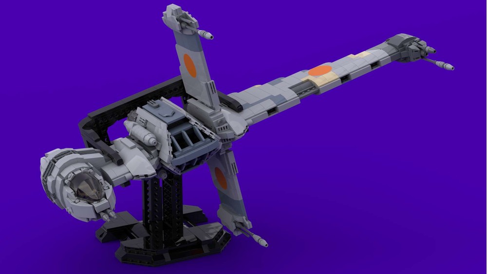 Lego Moc B Wing Starfighter By Maikusan Rebrickable Build With Lego