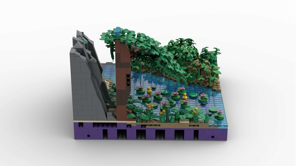 Lego Moc D4 Shore And Landscape For My Medieval Castle By Sir Perceval