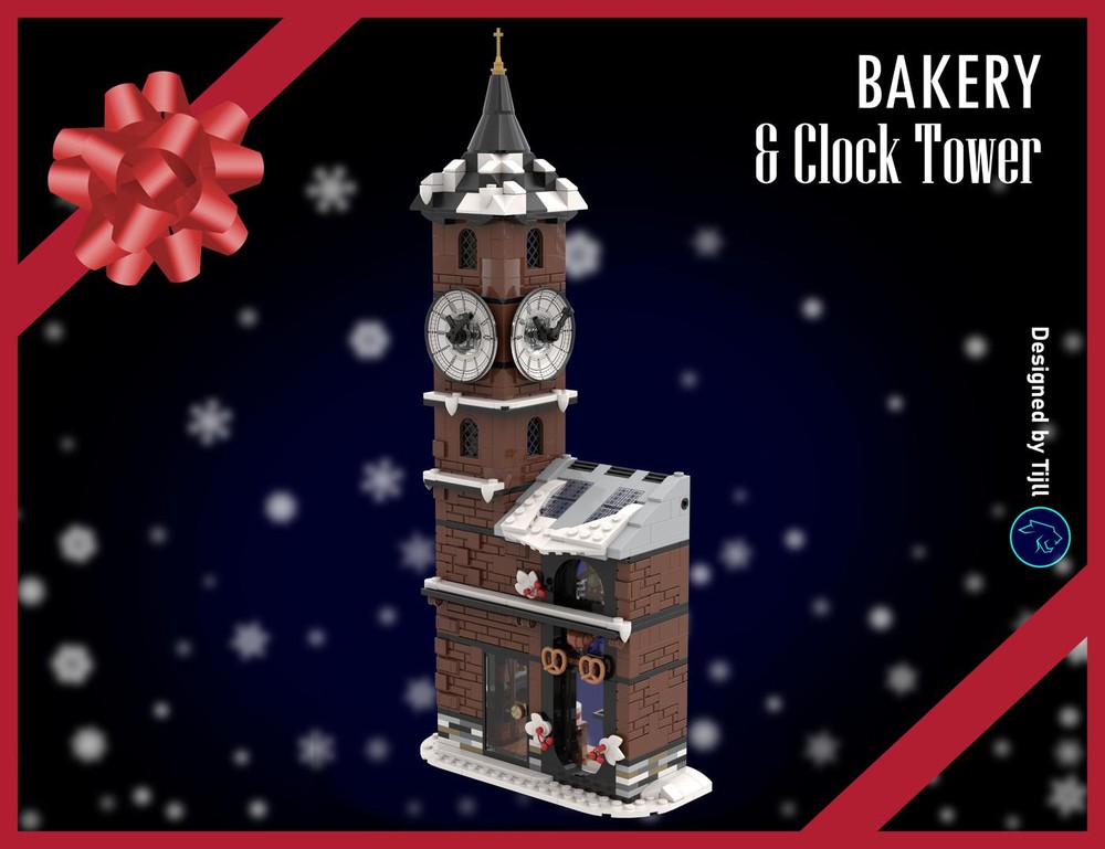 LEGO MOC-130958 Bakery & Clock tower by Tijll | Rebrickable - Build ...