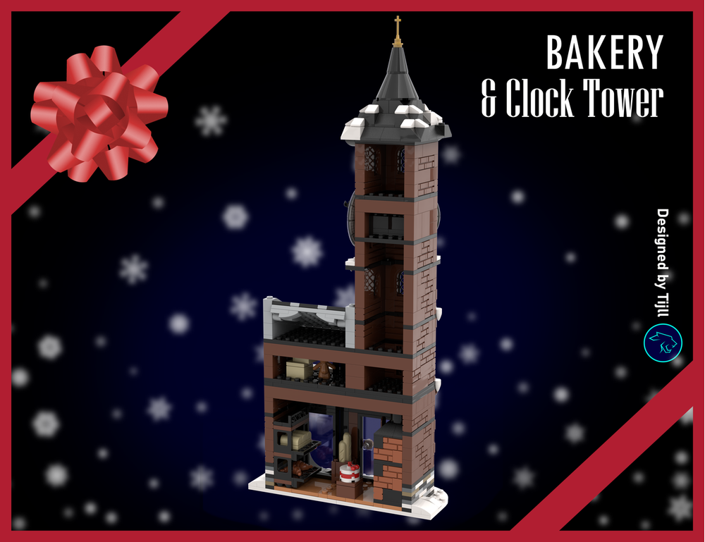 LEGO MOC-130958 Bakery & Clock tower by Tijll | Rebrickable - Build ...