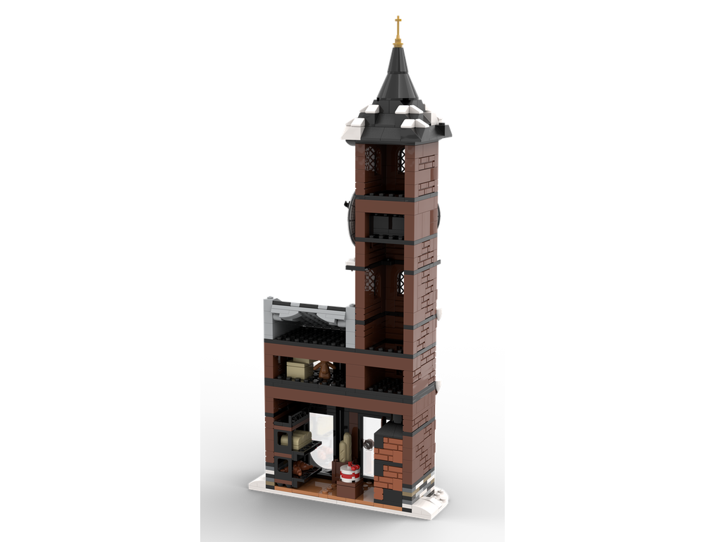 LEGO MOC-130958 Bakery & Clock tower by Tijll | Rebrickable - Build ...