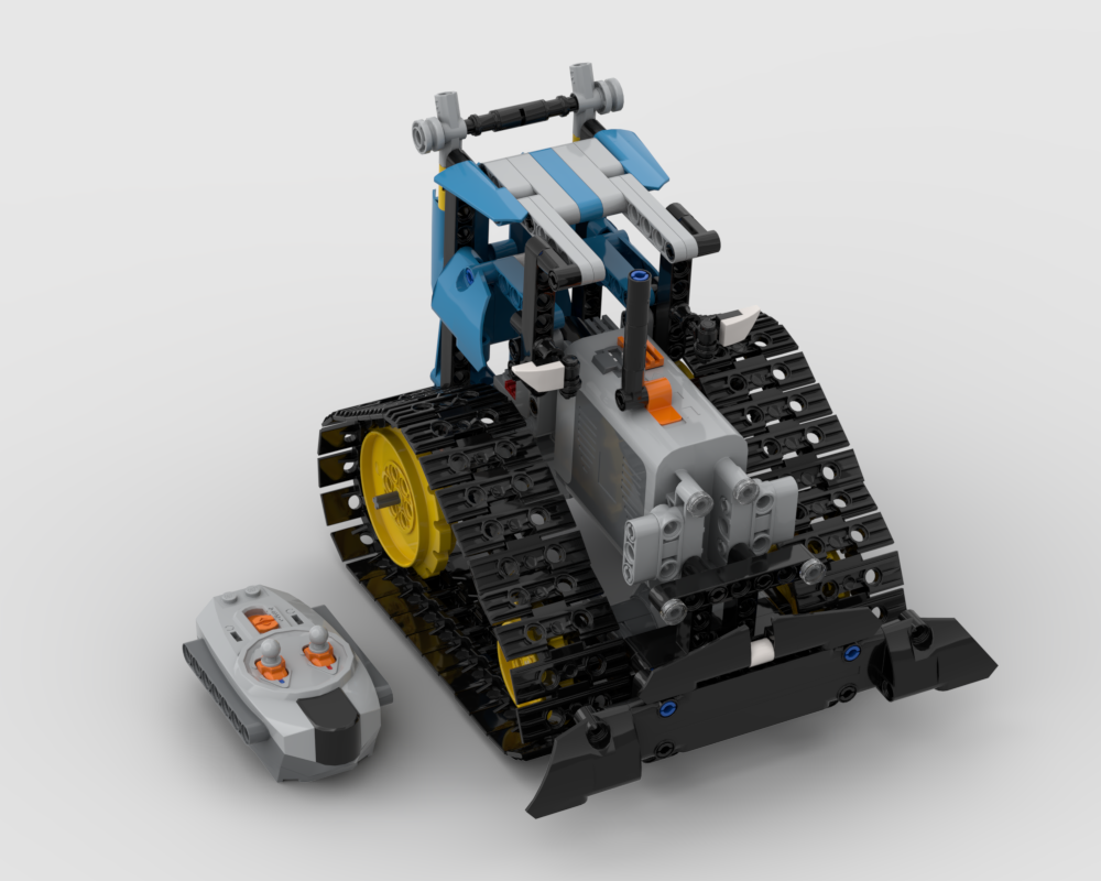 Lego Moc Bulldozer 42095 Alternative By Erikgs Rebrickable Build
