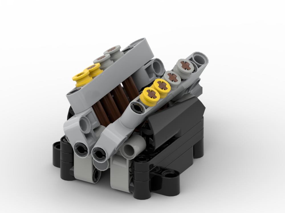 LEGO MOC McLaren Senna GTR engine by MagicatNo1 | Rebrickable - Build ...