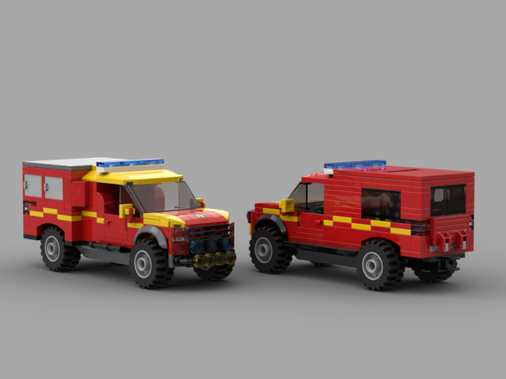 LEGO MOC Fire Service Command Vehicle & Brigade Response Vehicle by DS ...