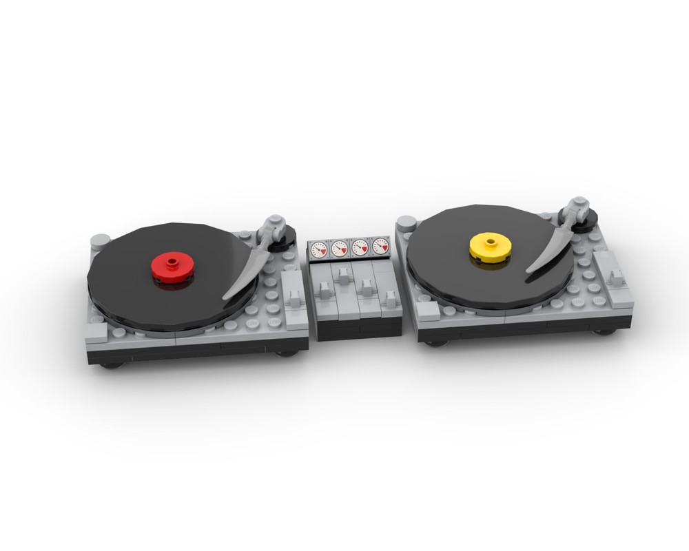 LEGO MOC Classic DJ Turntables by phoester | Rebrickable - Build with LEGO