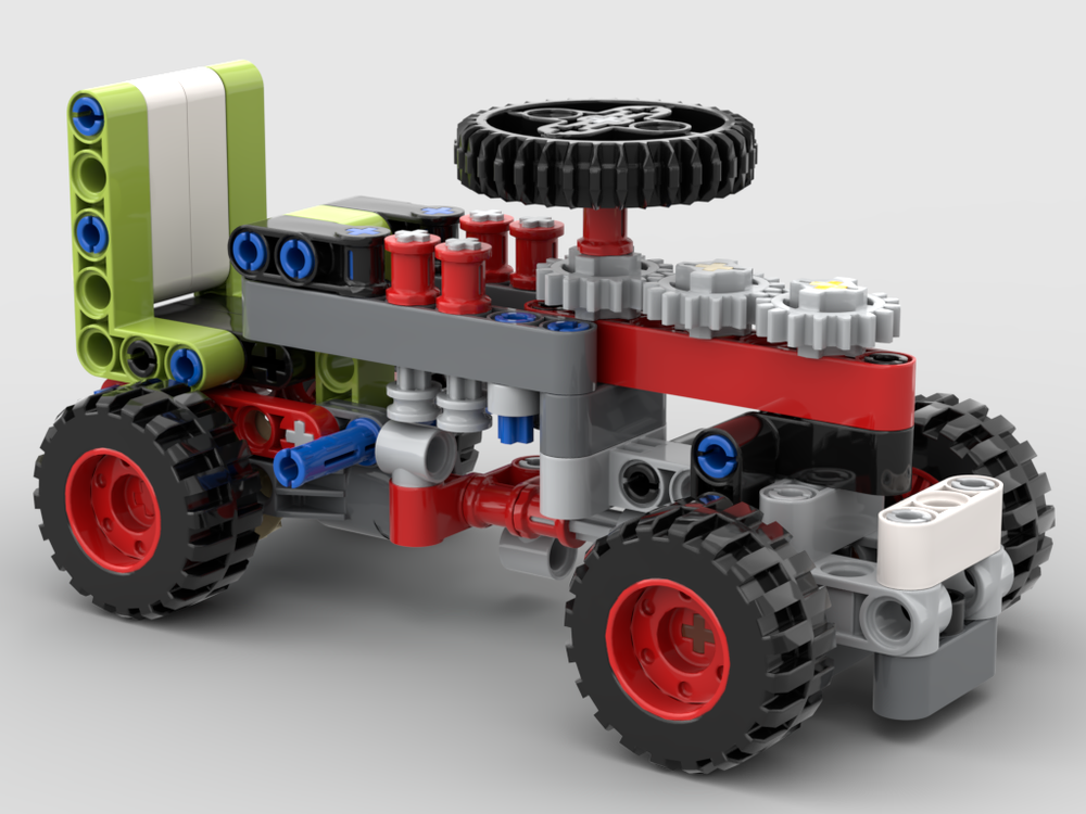 LEGO MOC Tractor with Four-Cylinder Engine_42102 by Raptor9889 ...