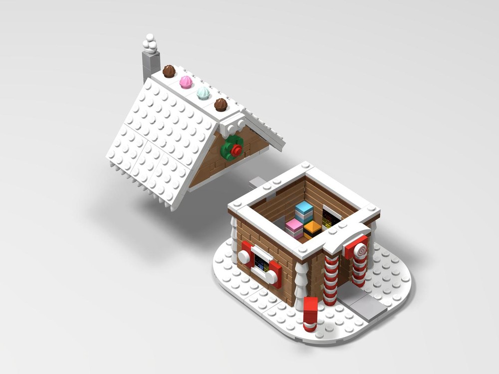 LEGO MOC Gingerbread House Modification by confused_physicist ...