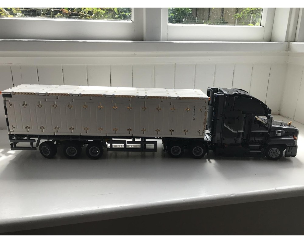 LEGO MOC 3 Axle Box Semi Trailer by Smudge | Rebrickable - Build with LEGO