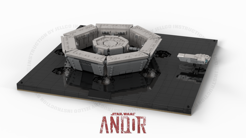 Lego Moc Micro Diorama Andor Series Episode 8 By Jellco Rebrickable 