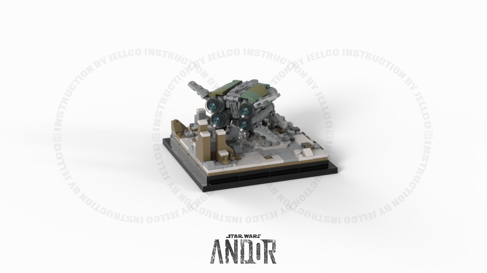 Lego Moc Micro Diorama Andor Series Episode 11 By Jellco