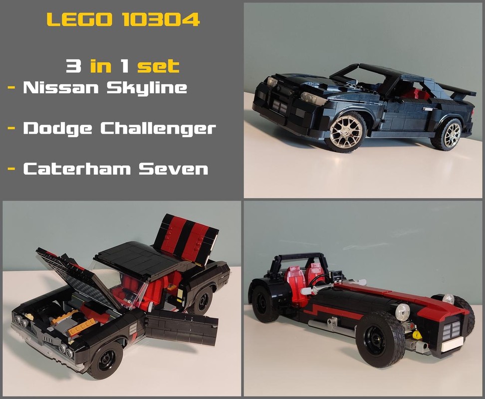 LEGO MOC 10304 3 in 1 set by Kirvet | Rebrickable - Build with LEGO