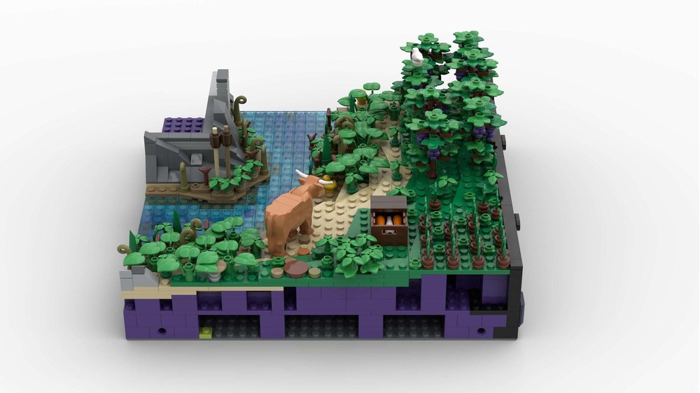 Lego Moc B4 Shore And Landscape For My Medieval Castle By Sir Perceval