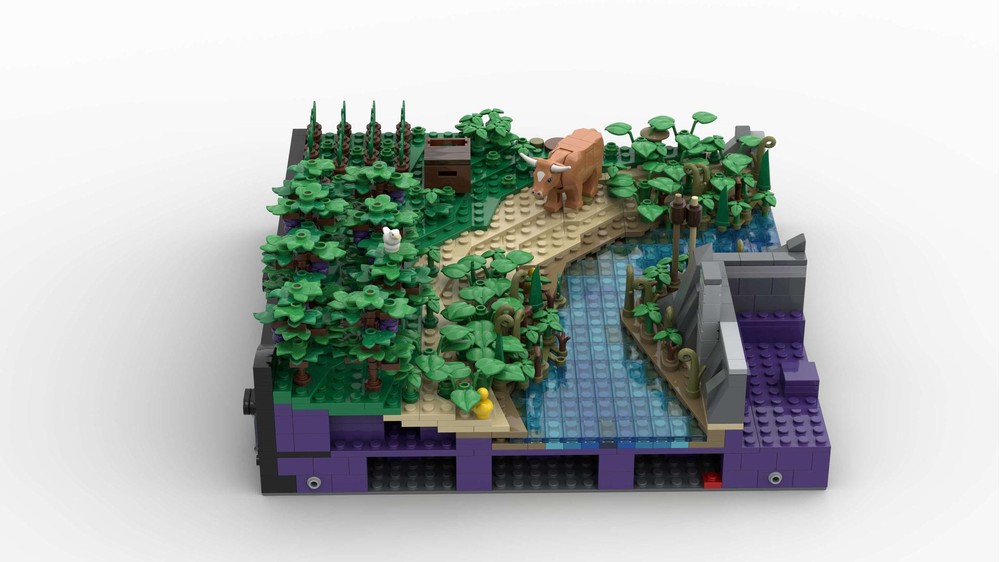 Lego Moc B4 Shore And Landscape For My Medieval Castle By Sir Perceval