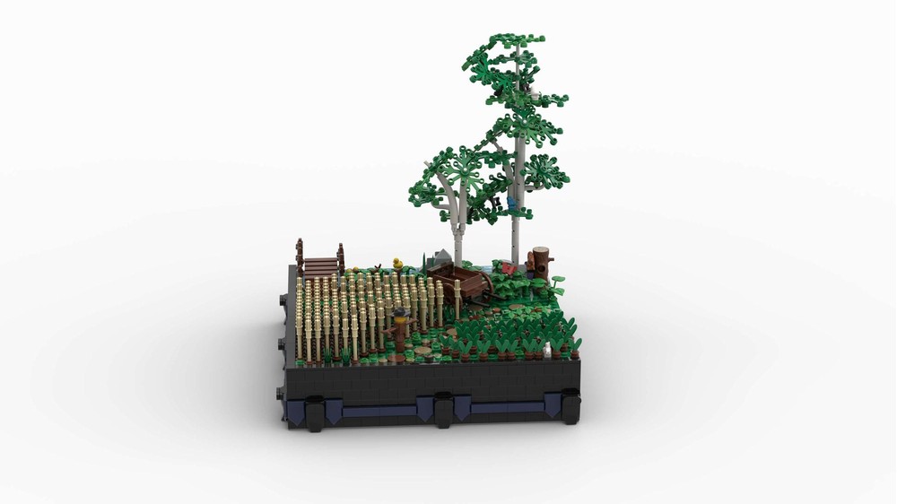 LEGO MOC A4 - Landscape with fields and trees for my medieval castle by ...