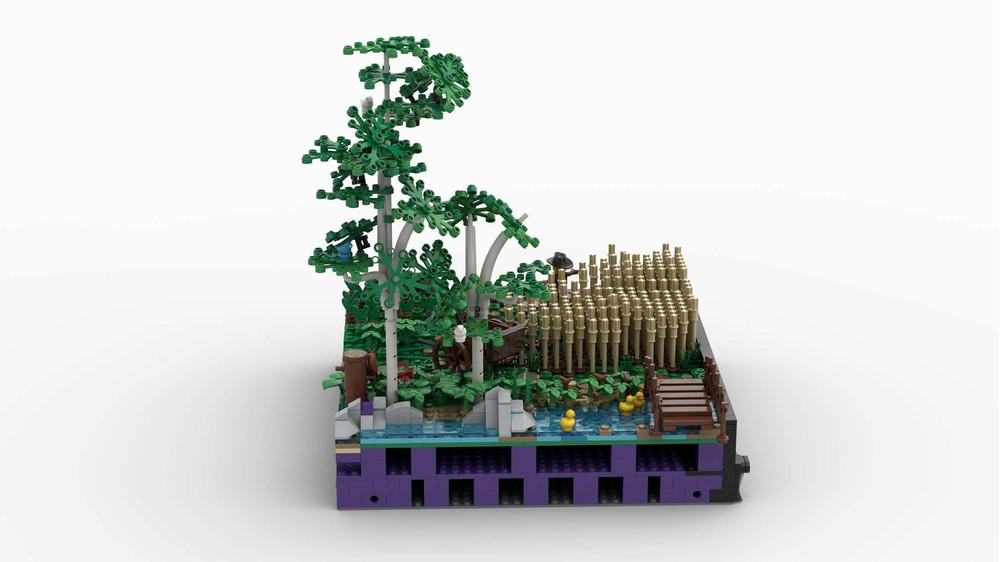 LEGO MOC A4 - Landscape with fields and trees for my medieval castle by ...