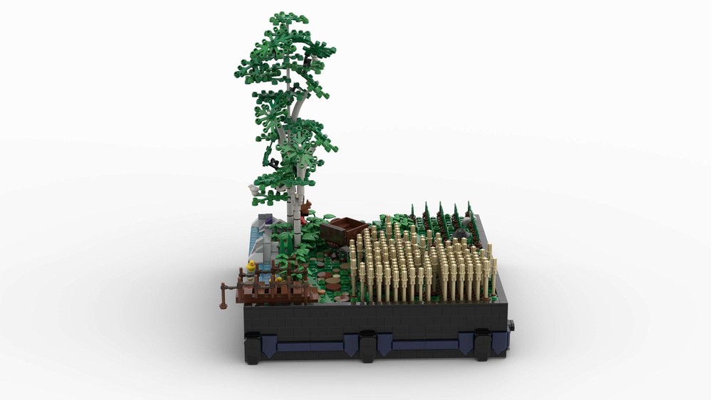 LEGO MOC A4 - Landscape with fields and trees for my medieval castle by ...