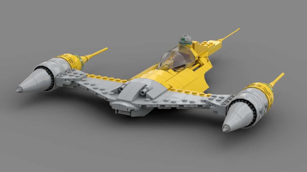 LEGO MOC Naboo Starfighter by EZProductions | Rebrickable - Build with LEGO