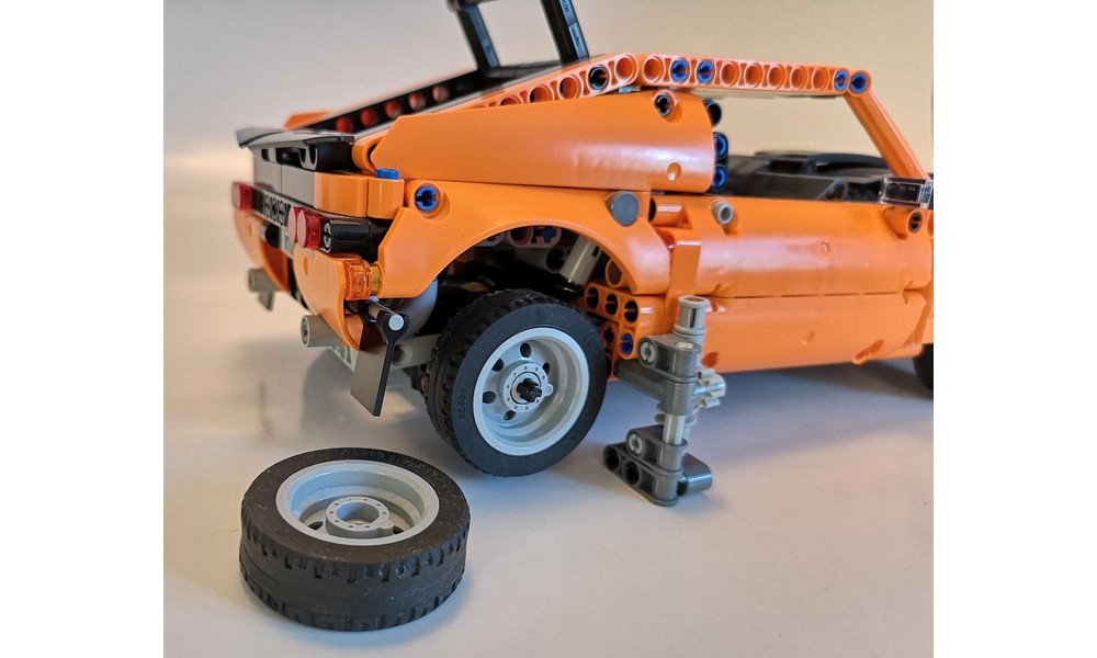 Lego Moc Vintage Rally Coupe By Celeri Rebrickable Build With Lego