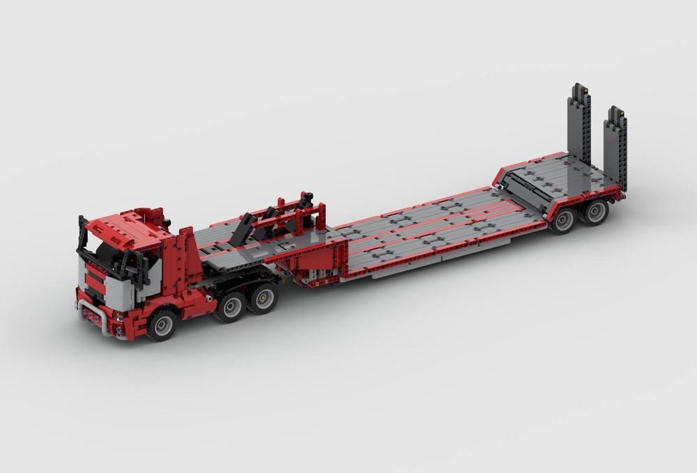 LEGO MOC Low Loader (42098 C-Model) by jannikgo | Rebrickable - Build ...