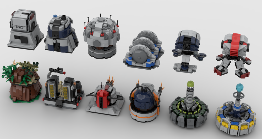 Lego Moc All Lego Star Wars Battles Towers By Leelnard Rebrickable