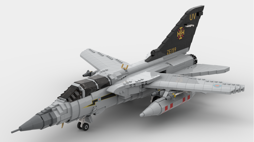 Lego Moc 135 Scale Panavia Tornado Adv F3 By Handsolo99 Rebrickable