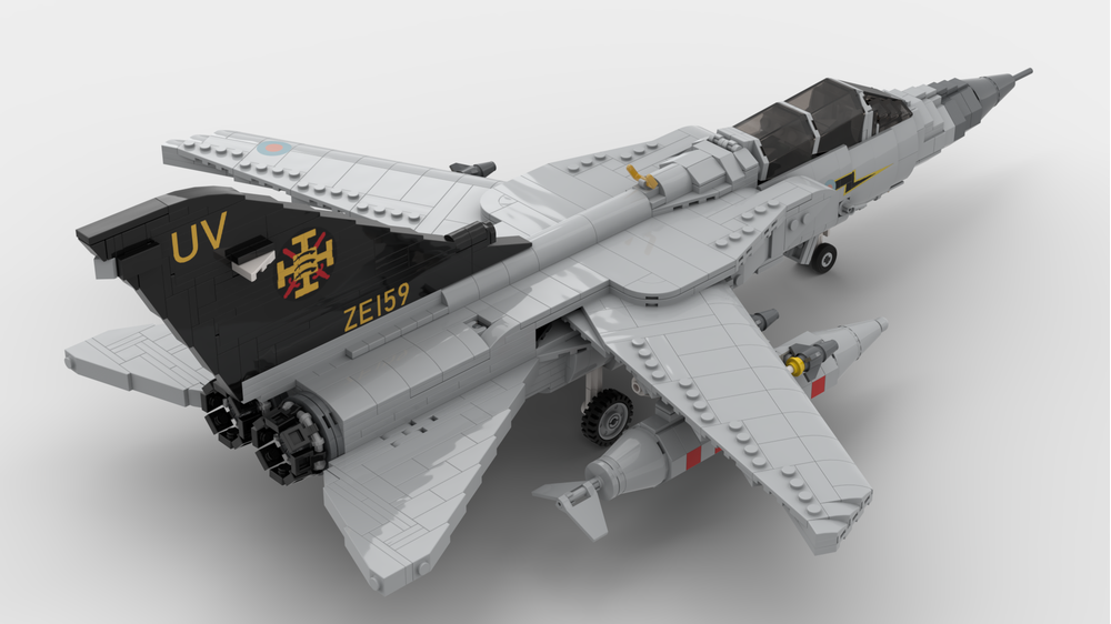Lego Moc 135 Scale Panavia Tornado Adv F3 By Handsolo99 Rebrickable