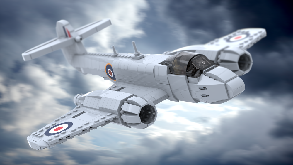 LEGO MOC 1:35 Scale Meteor F Mk.4 by HandSolo99 | Rebrickable - Build ...