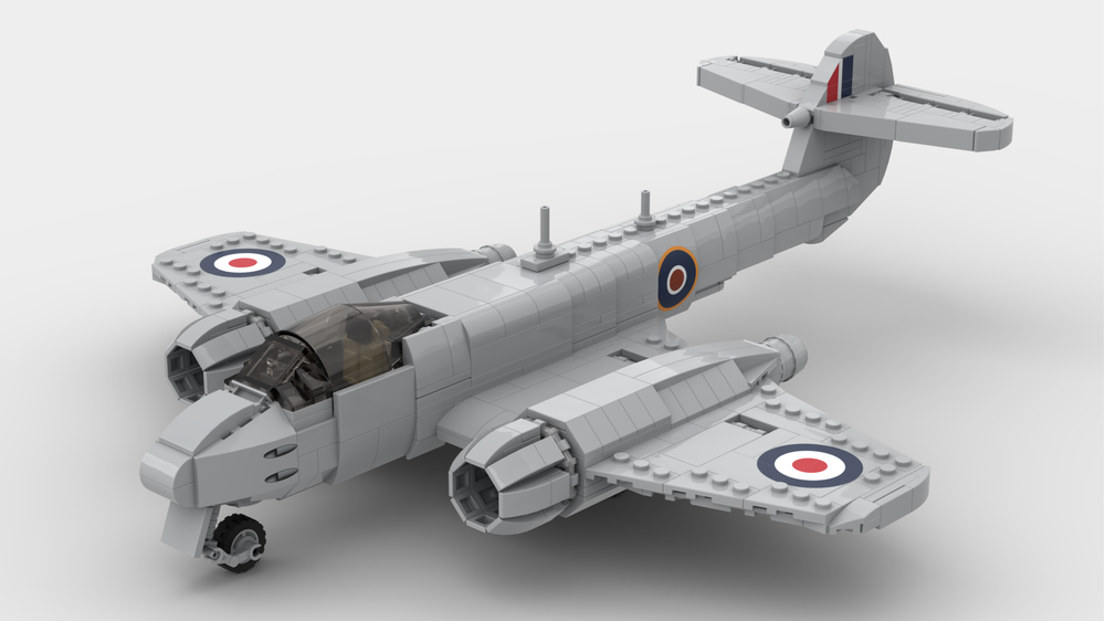 LEGO MOC 1:35 Scale Meteor F Mk.4 by HandSolo99 | Rebrickable - Build ...