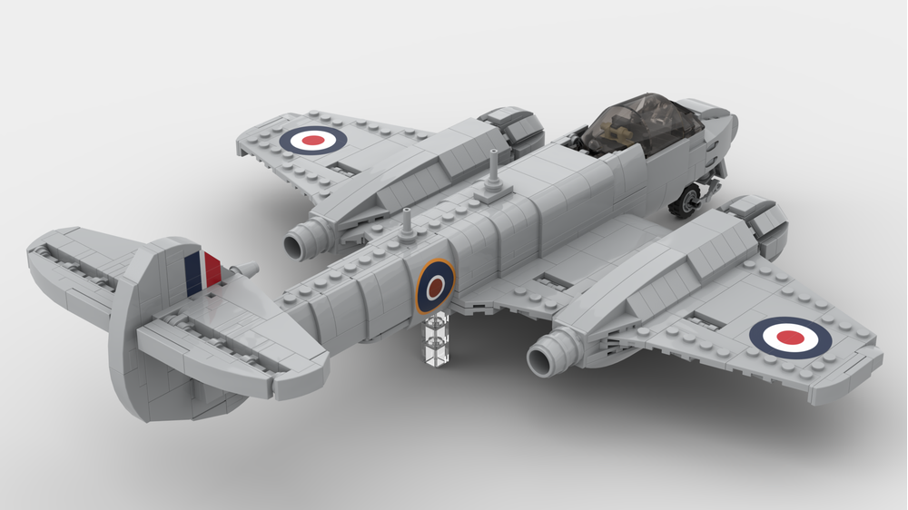 LEGO MOC 1:35 Scale Meteor F Mk.4 by HandSolo99 | Rebrickable - Build ...