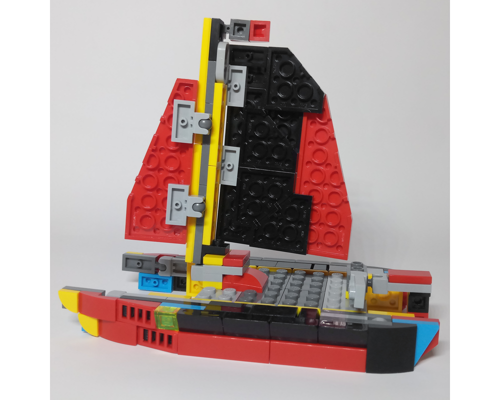 LEGO MOC 31124 Catamaran by Dafeld | Rebrickable - Build with LEGO