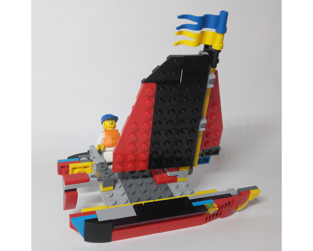 Lego Moc 31124 Catamaran By Dafeld Rebrickable Build With Lego