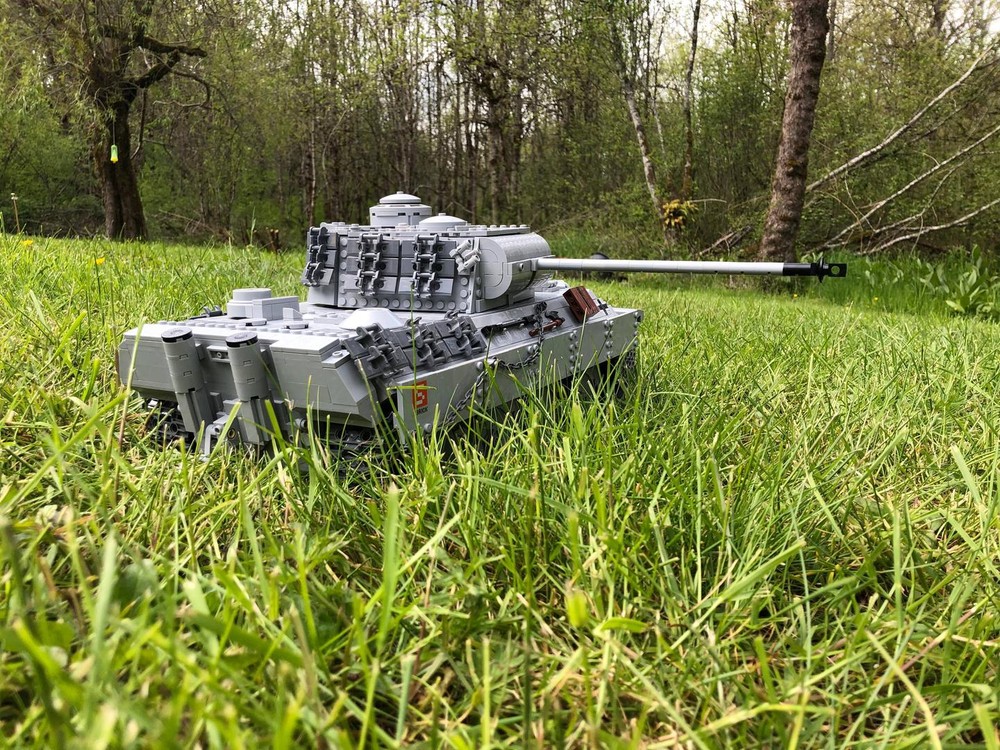 LEGO MOC 1/16 scale RC Panther tank with working gun mechanism by ...