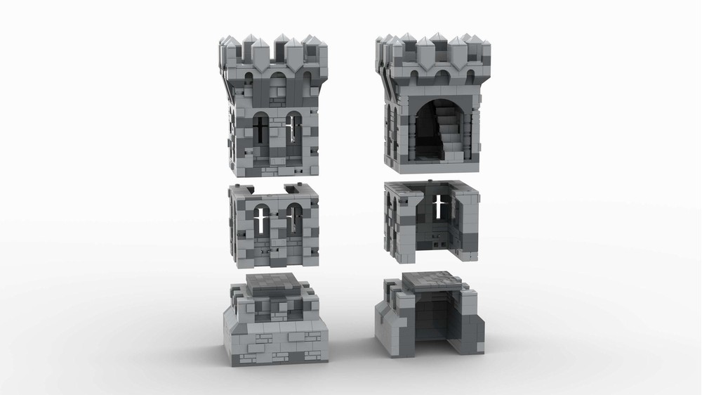 LEGO MOC H01 Small Tower for my medieval castle by Sir Perceval ...