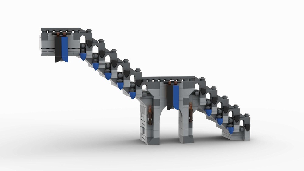 LEGO MOC H03 Stairs to the Wall for my medieval castle by Sir Perceval ...