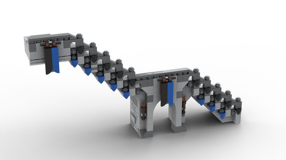 LEGO MOC H03 Stairs to the Wall for my medieval castle by Sir Perceval ...