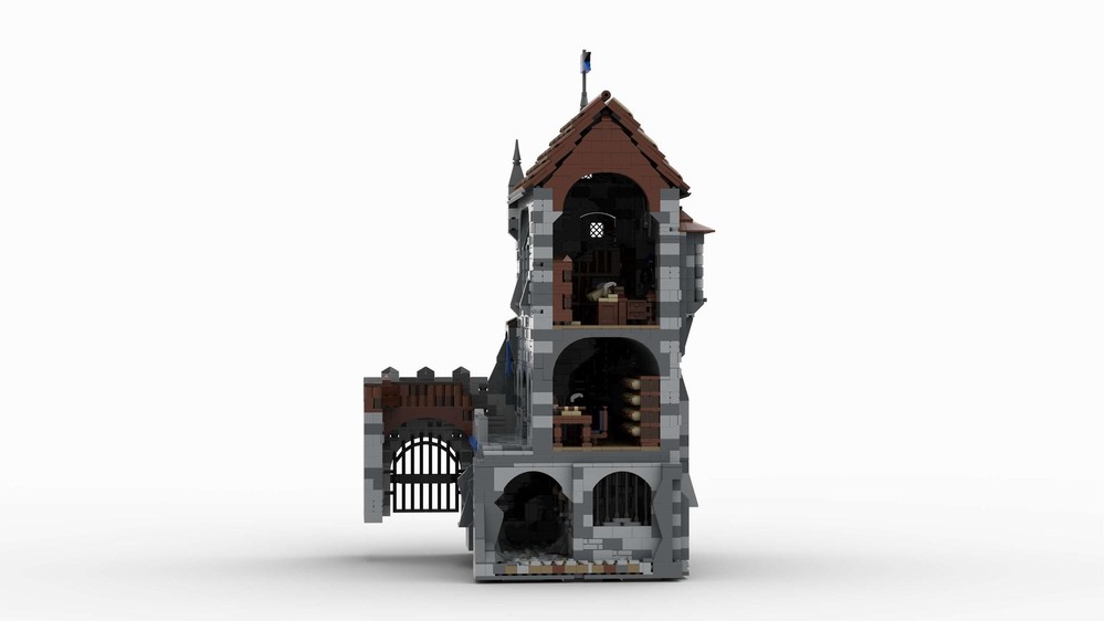 LEGO MOC-131232 H06 Prison and Writing Rooms for my medieval castle by ...