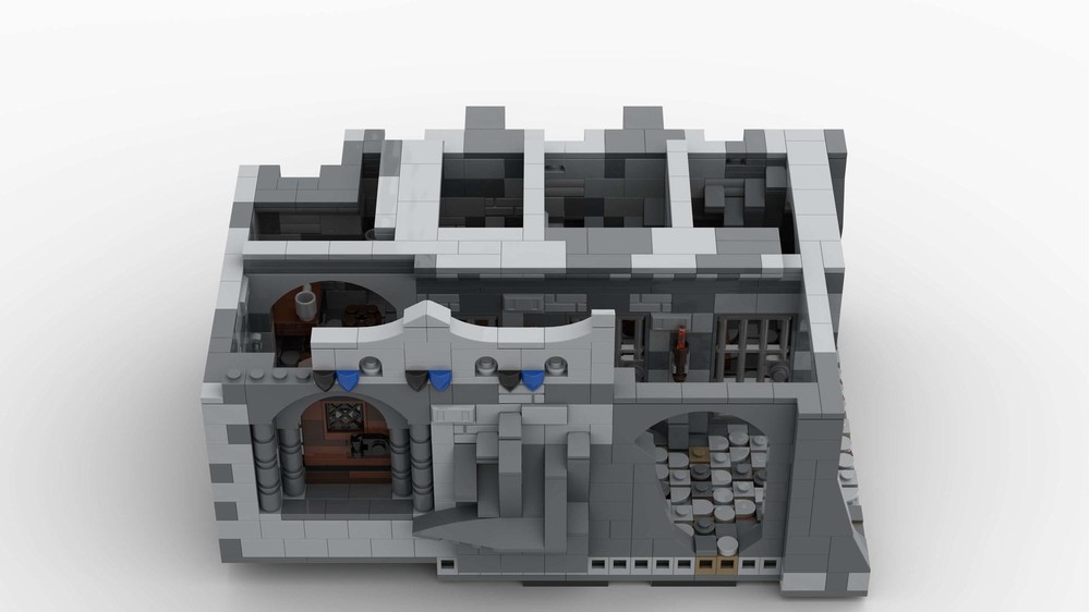 LEGO MOC-131232 H06 Prison and Writing Rooms for my medieval castle by ...