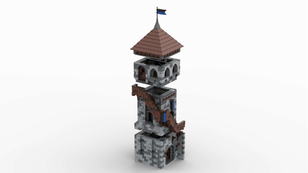 LEGO MOC H08 Owl Tower for my medieval castle by Sir Perceval ...