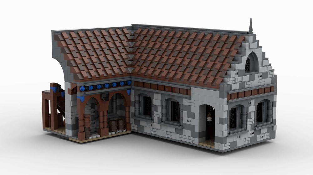 LEGO MOC H09 Barracks/Kaserna 1 for my medieval castle by Sir Perceval ...