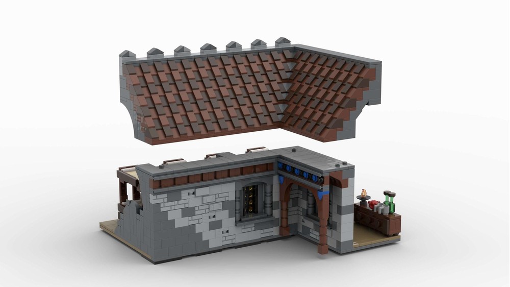 LEGO MOC H10 Barracks/Kaserna 2 for my medieval castle by Sir Perceval ...