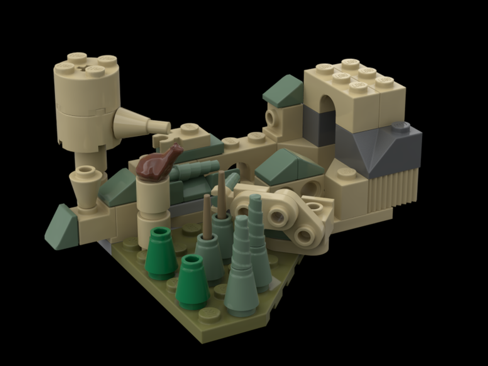 LEGO MOC Woodcutter Canyon by diddesen | Rebrickable - Build with LEGO